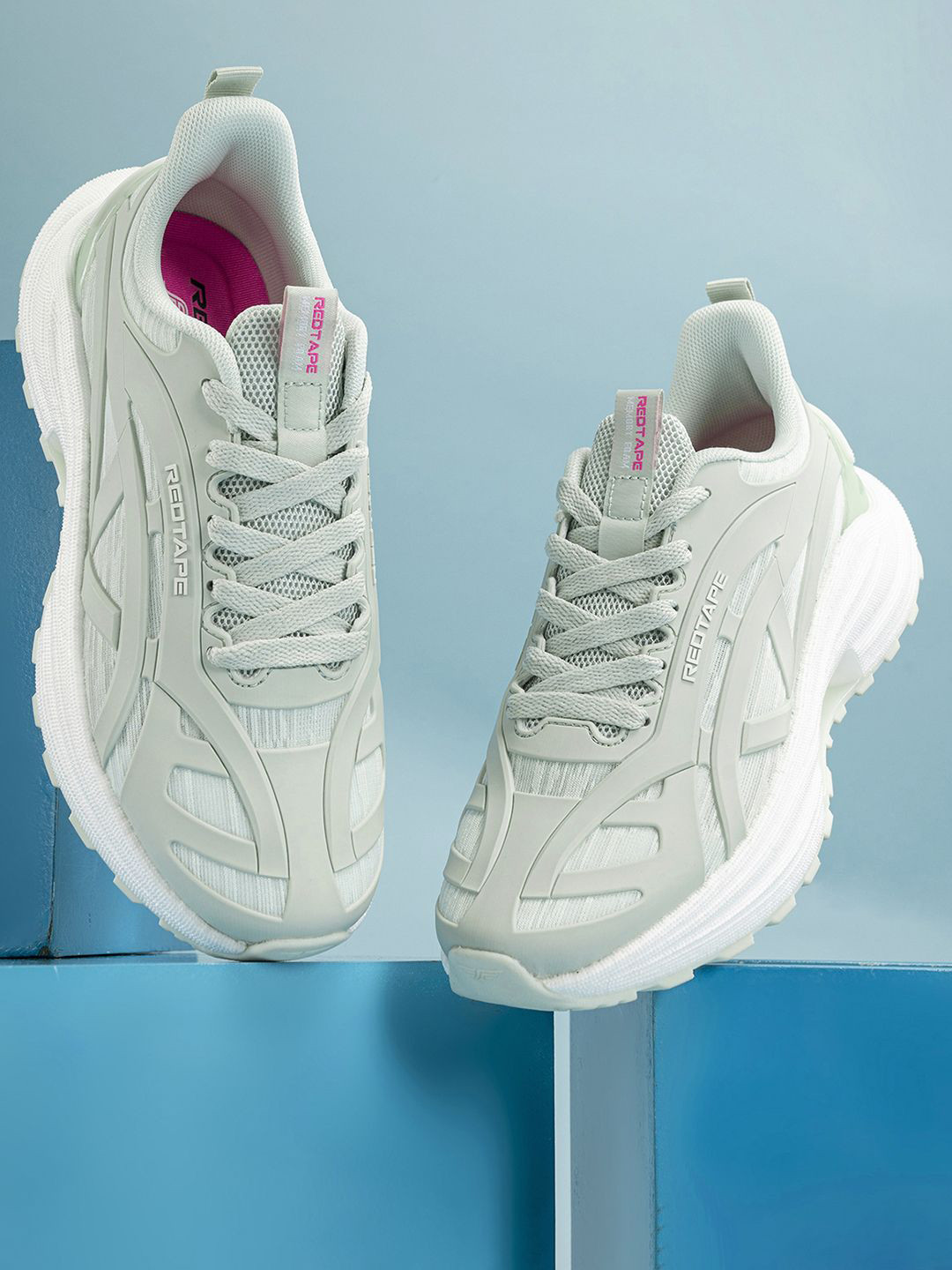 Buy Red Tape Women Mesh Walking Lace Ups Sports Shoes - Sports Shoes ...