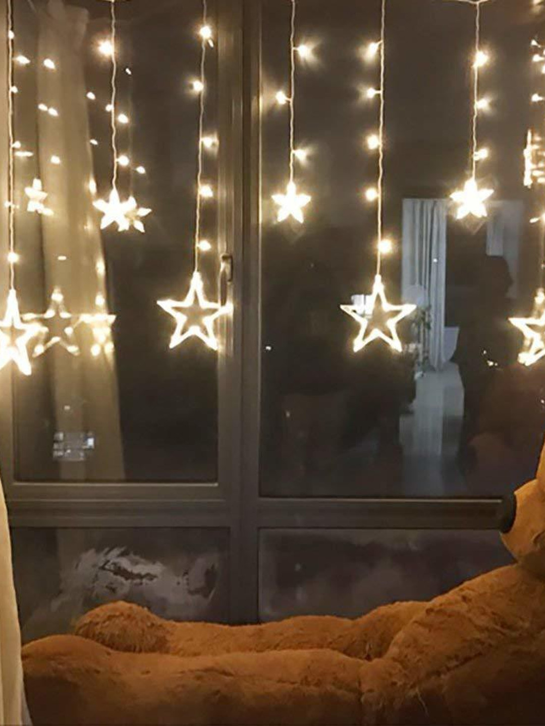 Buy SPARK WORLD 138 Star Shaped LED String Lights - String Lights for ...