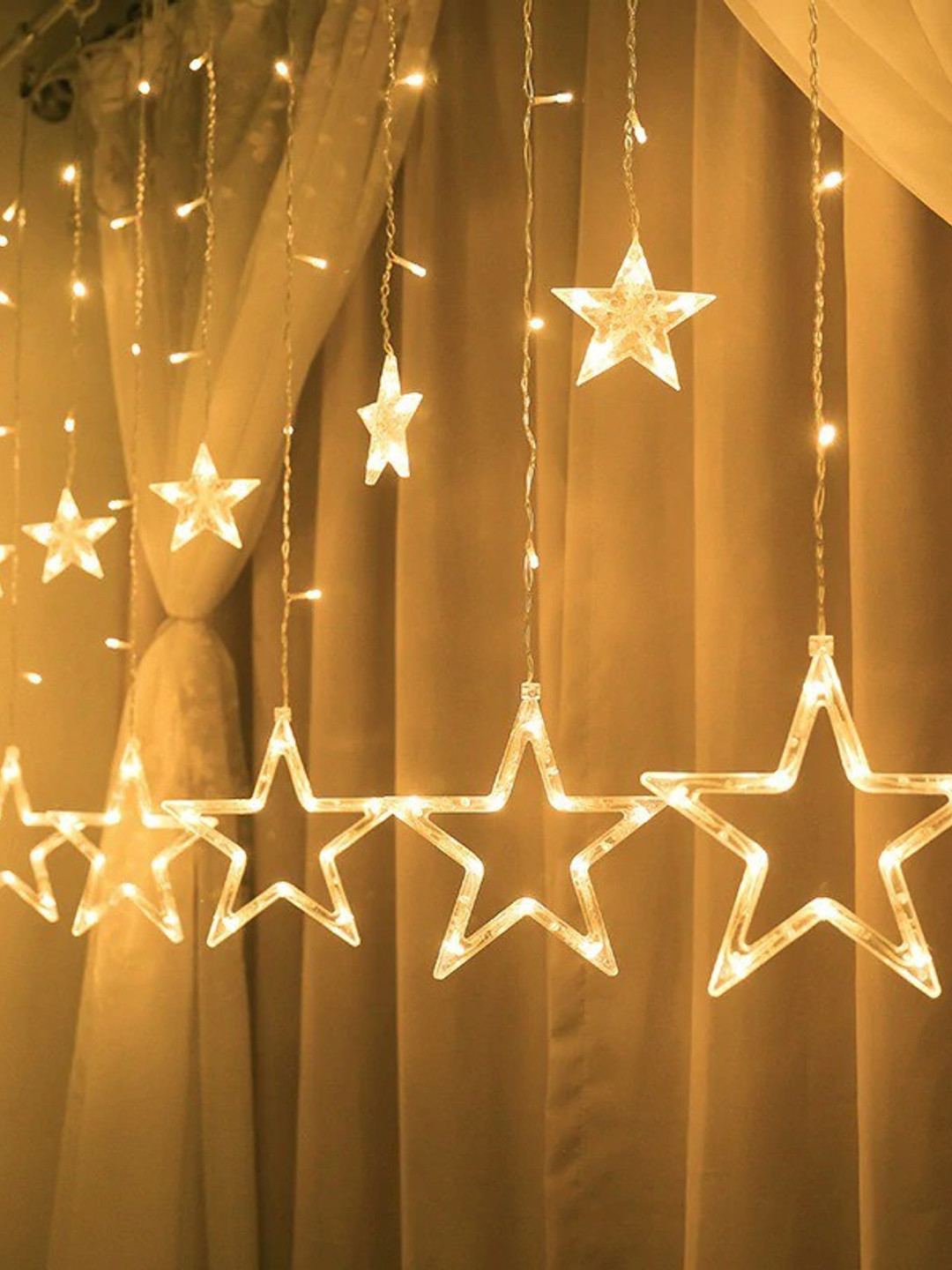 Buy SPARK WORLD Star Bulb Shape String Lights - String Lights for ...