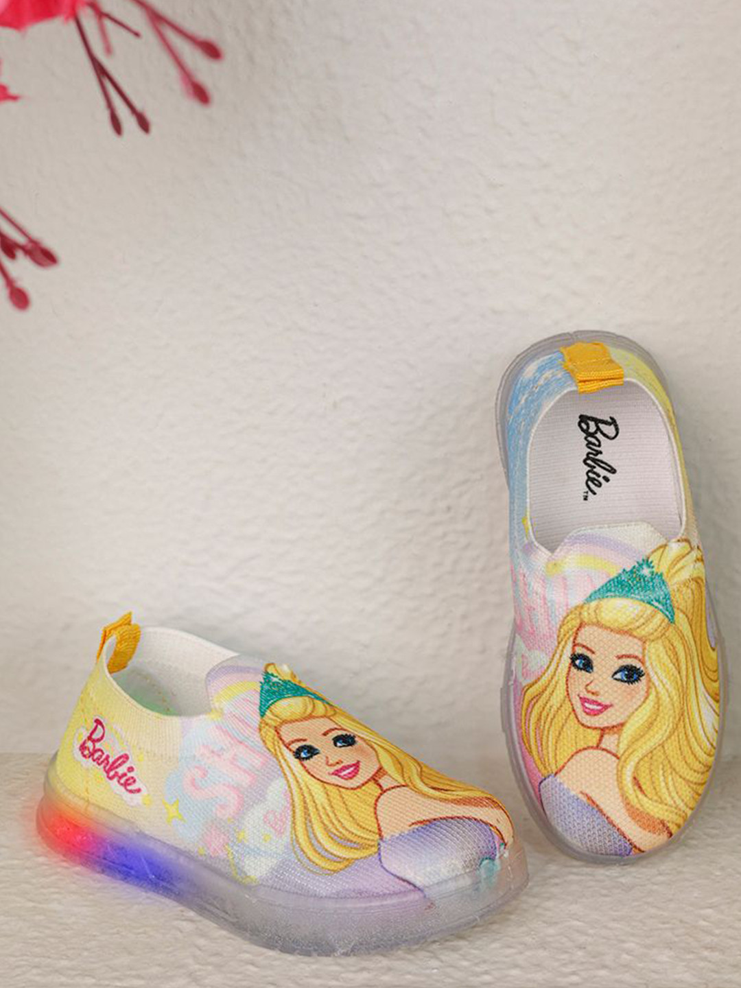 Buy Toothless Girls Barbie Printed LED Sneakers - Casual Shoes for ...