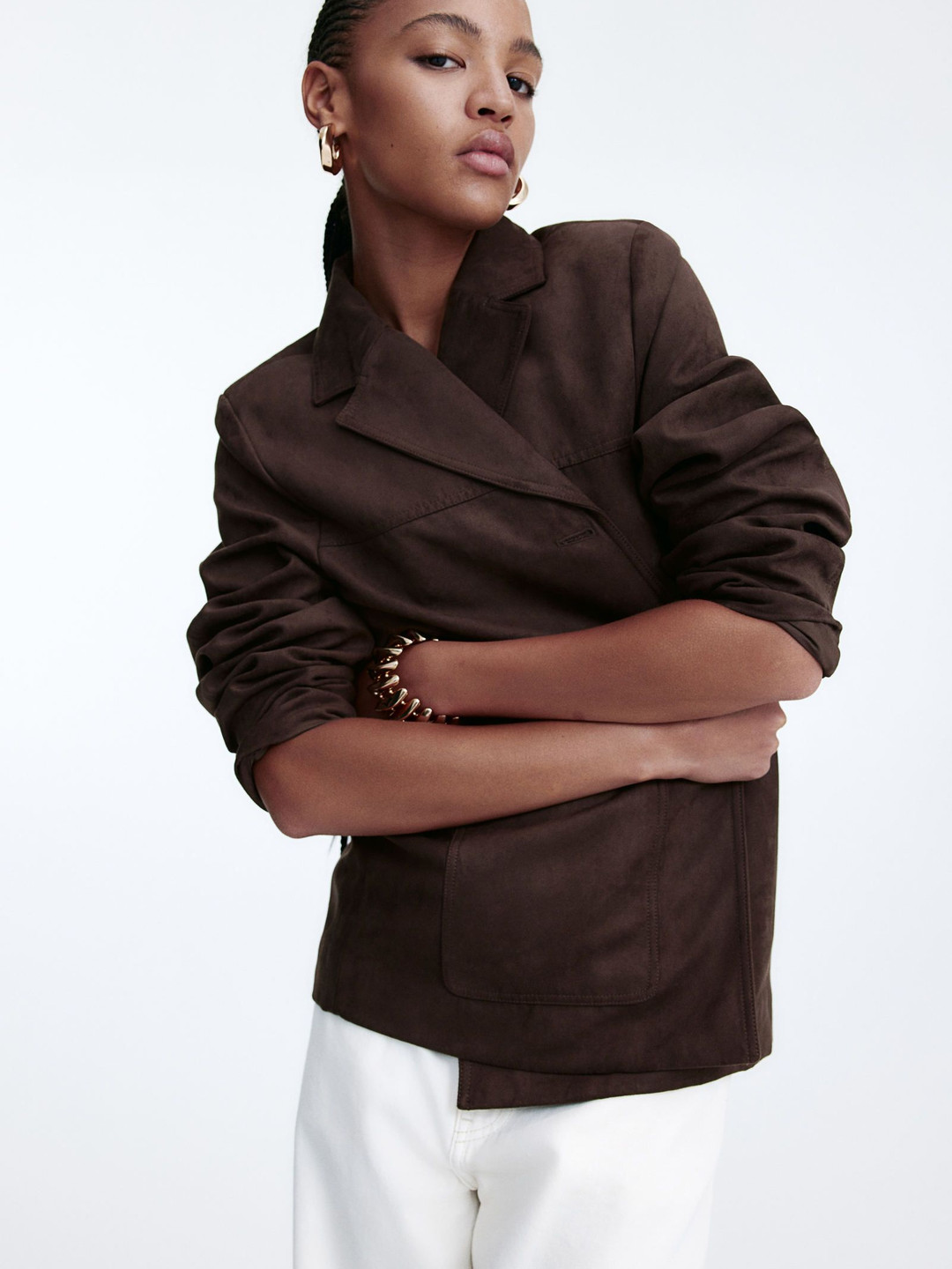 Buy H&M Napped Jacket - Blazers for Women 32350033 | Myntra