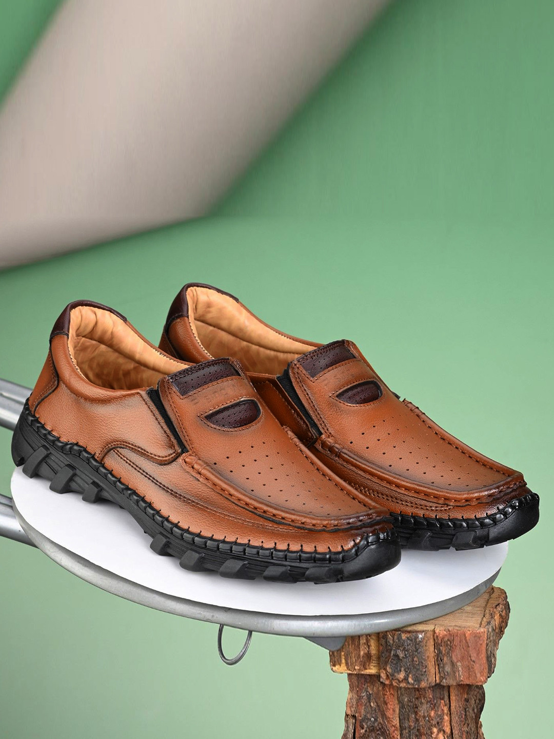 Buy Rising Wolf Men Round Toe Lightweight Loafers - Casual Shoes for ...