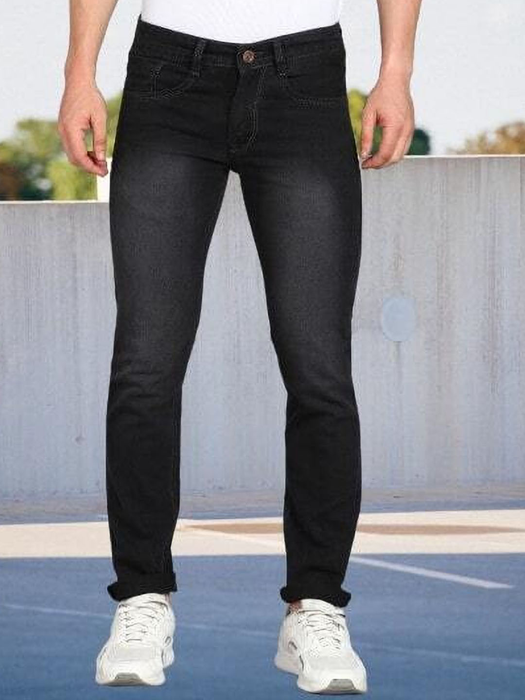 Buy Podge Men Slim Fit Mid Rise Jeans - Jeans for Men 32360228 | Myntra