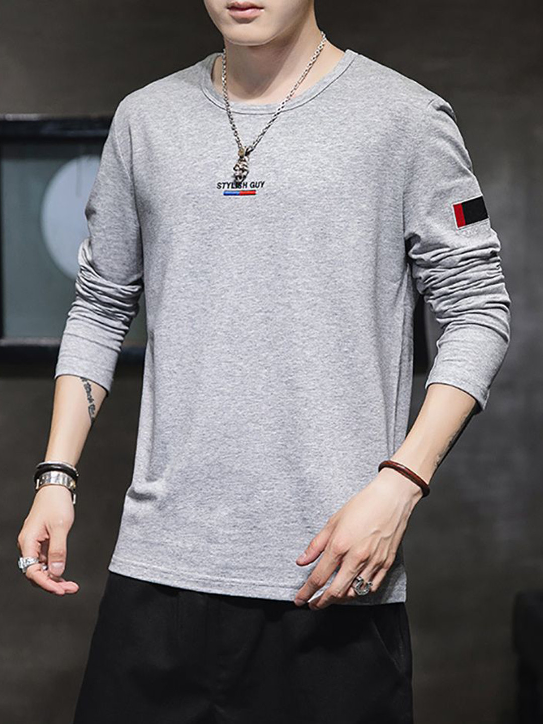 Buy StyleCast X Revolte Men Solid Round Neck Cotton T Shirt - Tshirts ...