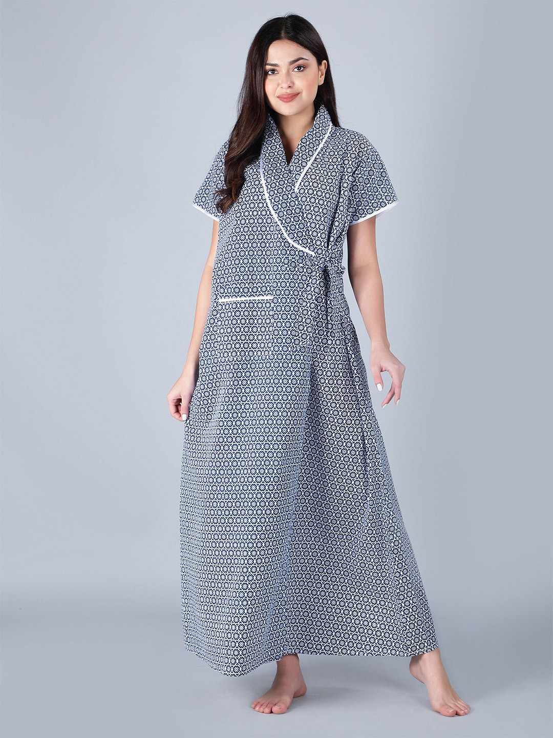 Buy Galad Women Everyday Floral Printed Maxi Pure Cotton Wrap ...