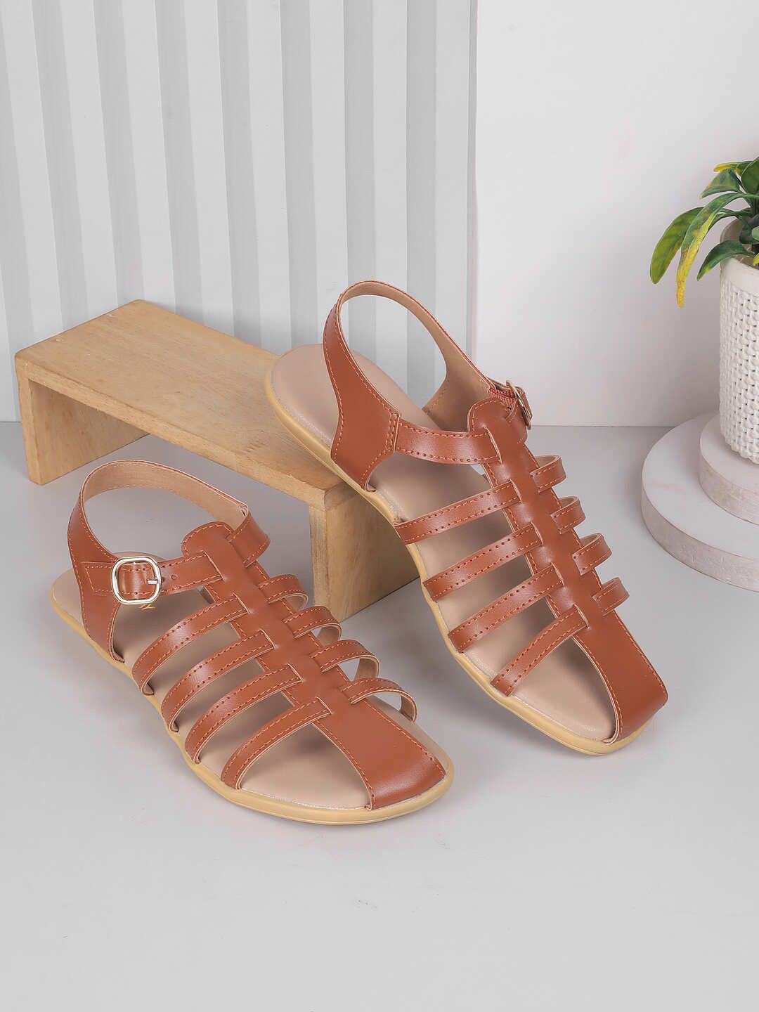 Buy WALKWAY By Metro Textured Block Sandals - Heels for Women 32403733 ...