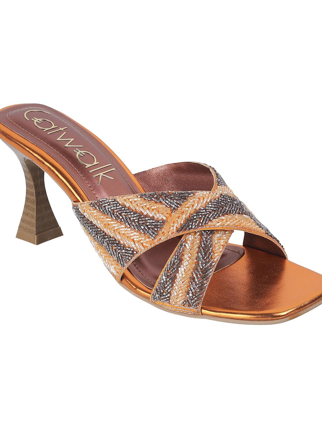 Buy Catwalk Colourblocked Block Sandals - Heels for Women 32429040 | Myntra