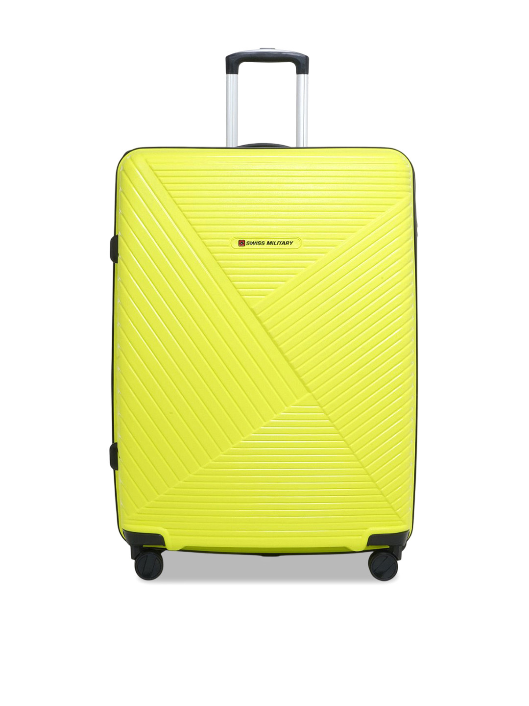 Buy SWISS MILITARY Adults Zurich Spinner Hard Sided Trolley Suitcase ...