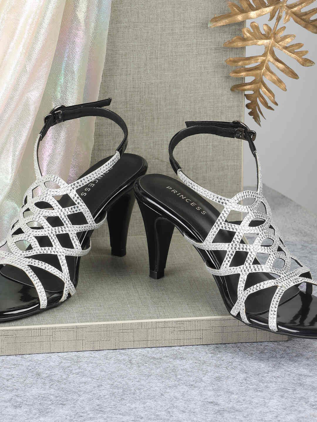 Buy Metro Women Embellished Slim Peep Toes - Heels for Women 32404816 ...