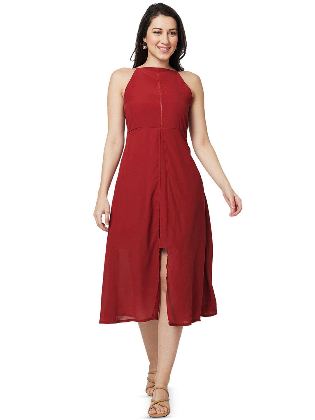 Buy Iti Fit & Flare Midi Dress - Dresses for Women 32429193 | Myntra