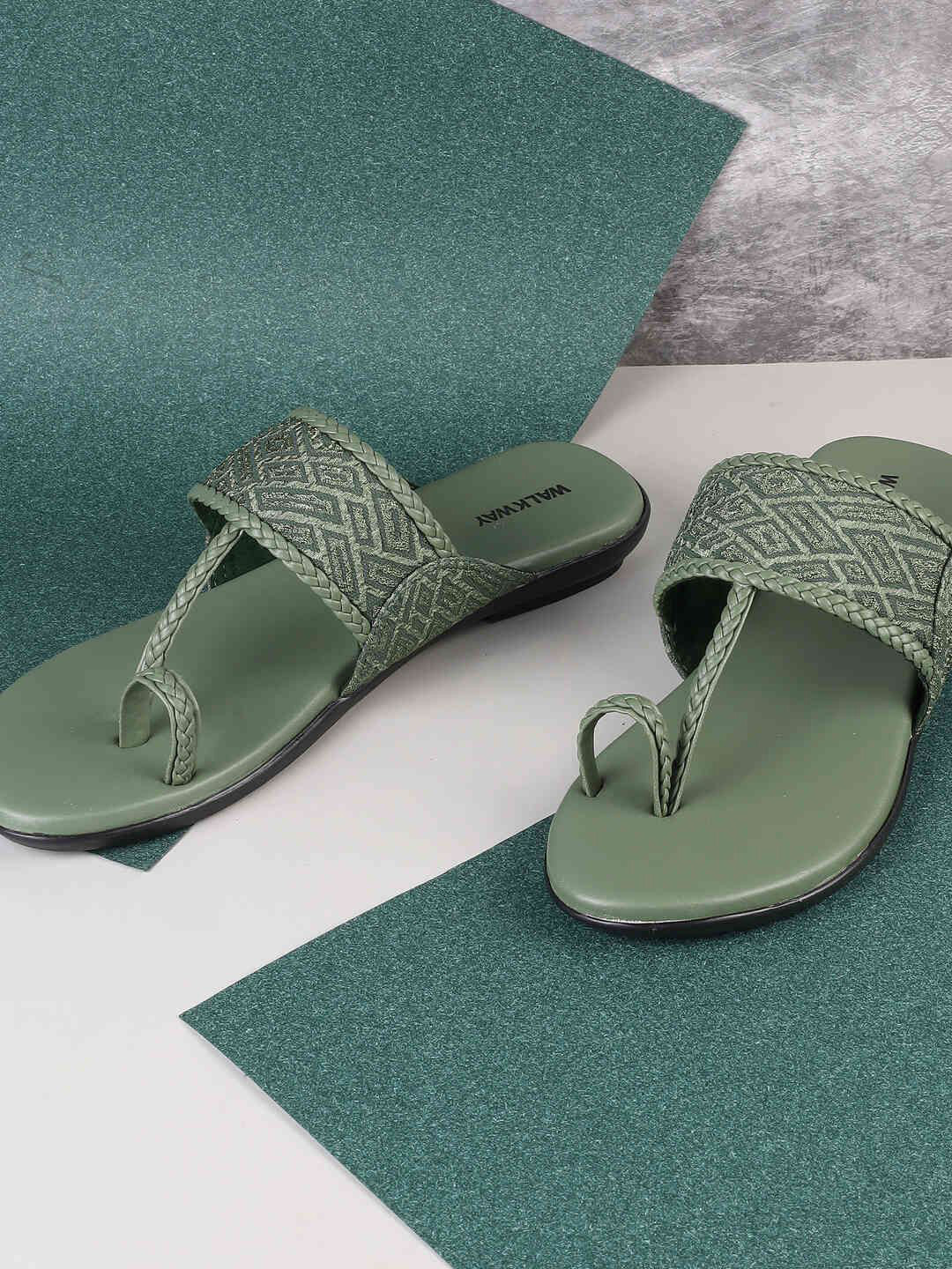 Buy WALKWAY By Metro Embellished Wedge Sandals - Heels for Women ...