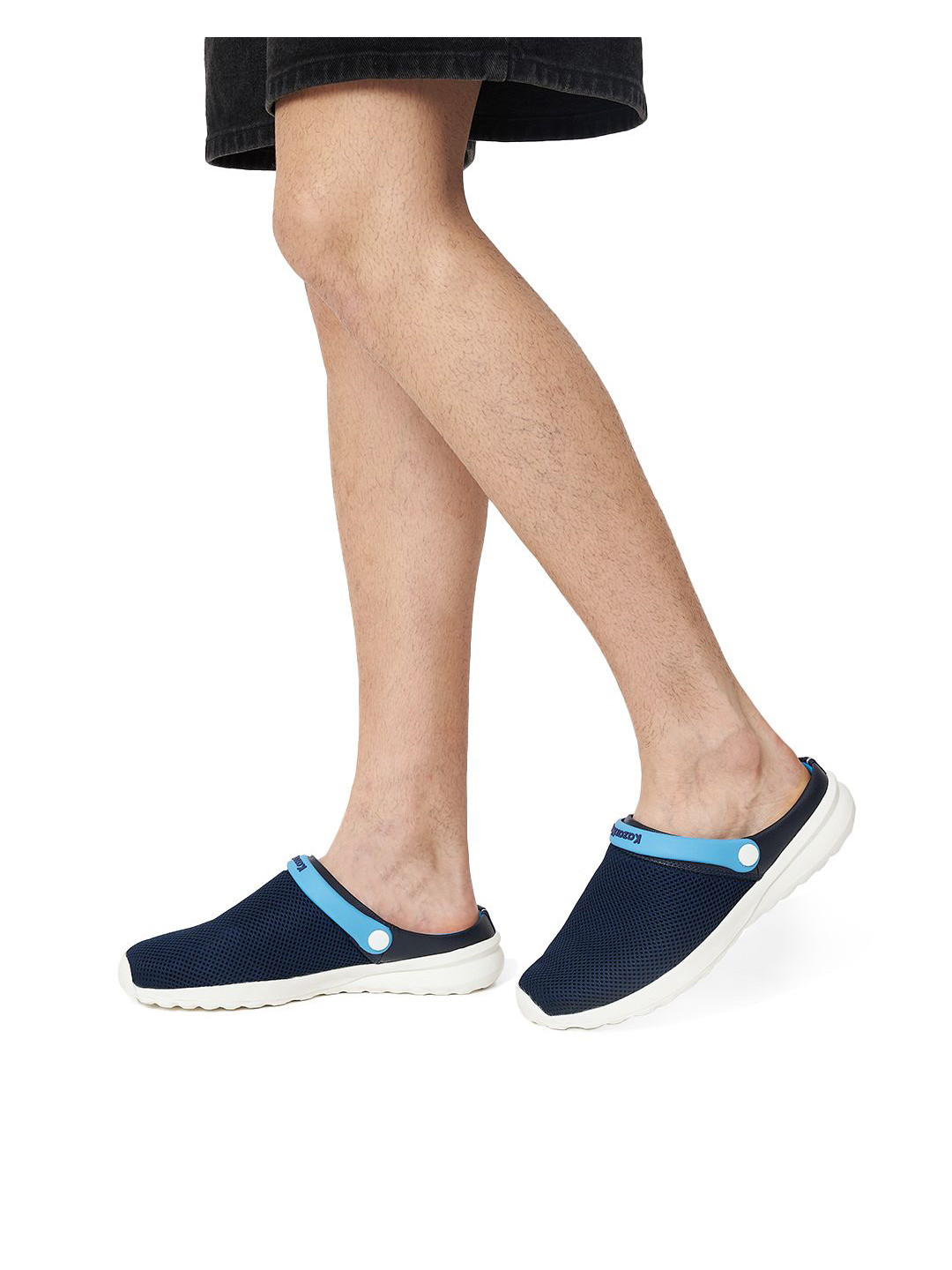 Buy KazarMax Men Navy Blue Mesh Clogs - Sandals for Men 32417817 | Myntra