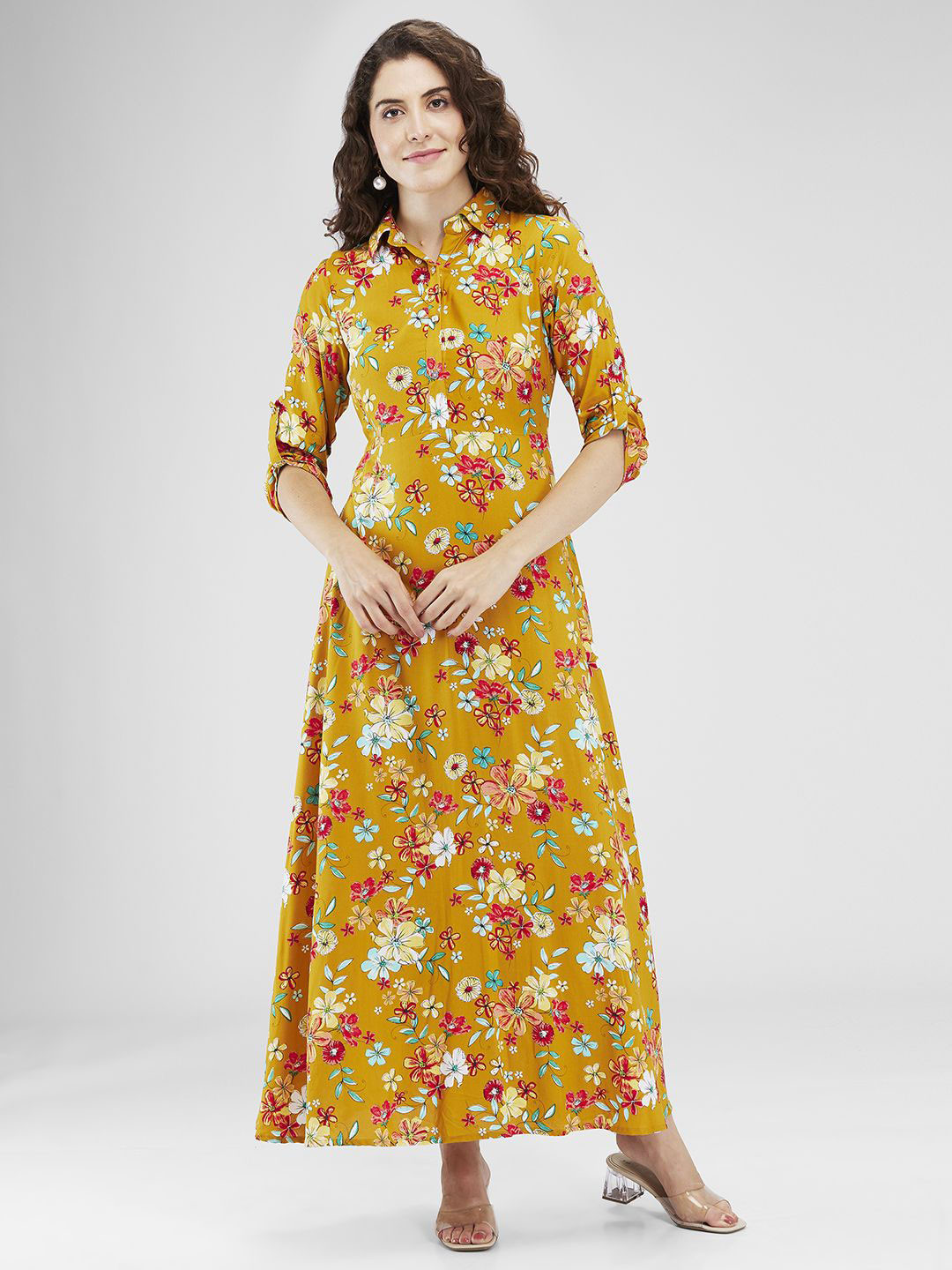 Buy Iti Floral Print Maxi Dress - Dresses for Women 32429258 | Myntra