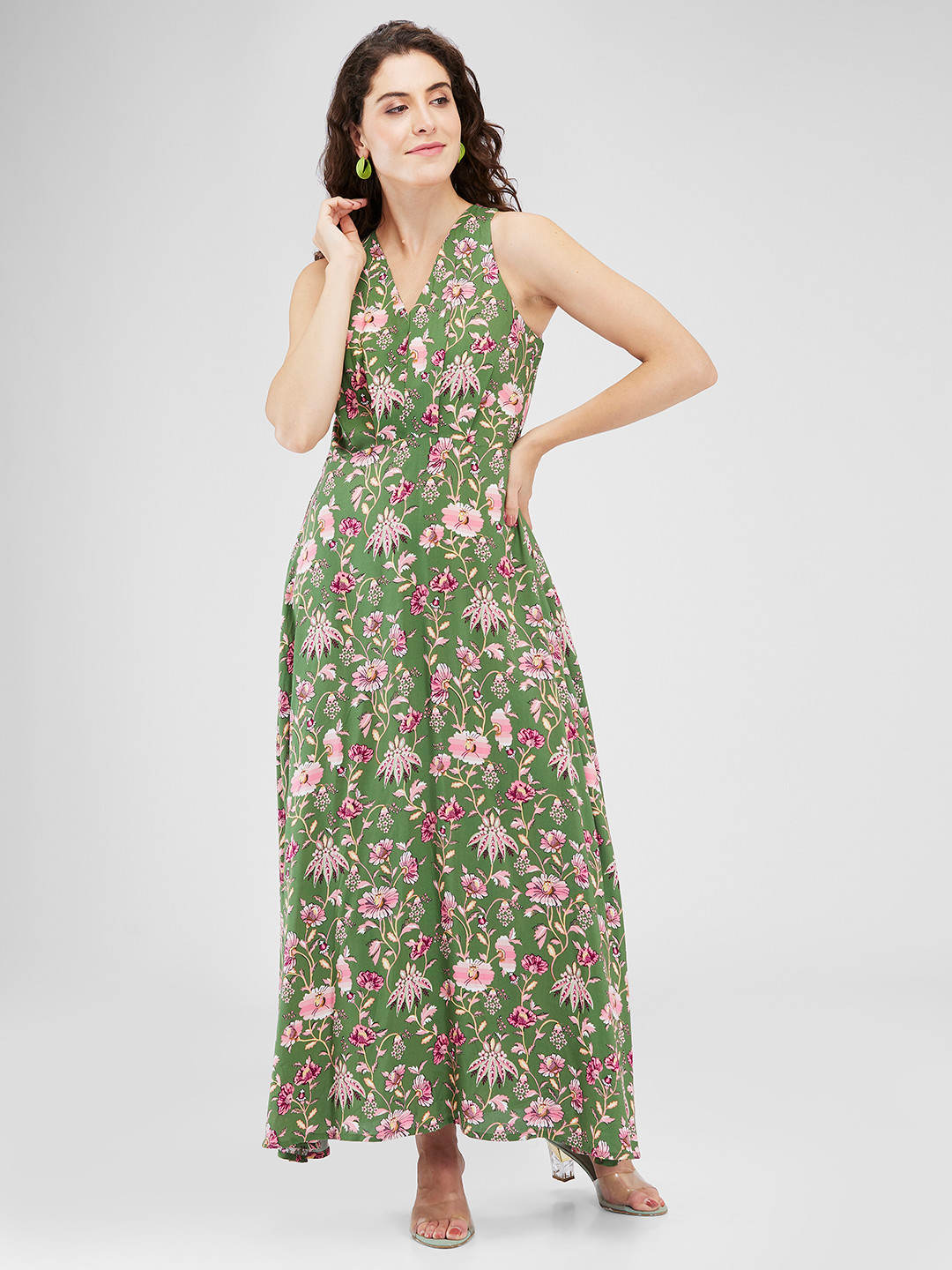 Buy Iti Floral Print Maxi Dress - Dresses for Women 32429256 | Myntra