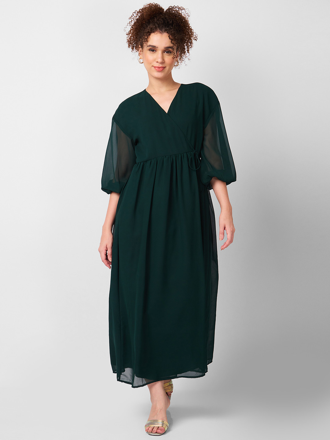 Buy Iti Georgette Maxi Midi Dress - Dresses for Women 32429175 | Myntra