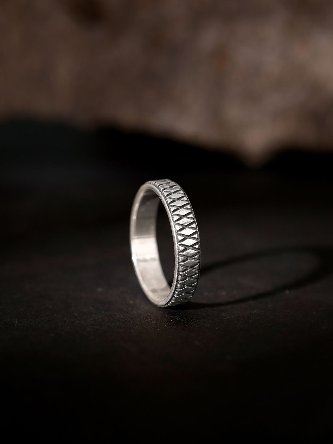 Buy GIVA Men 925 Sterling Silver Rhodium Plated Oxidised Knight's ...