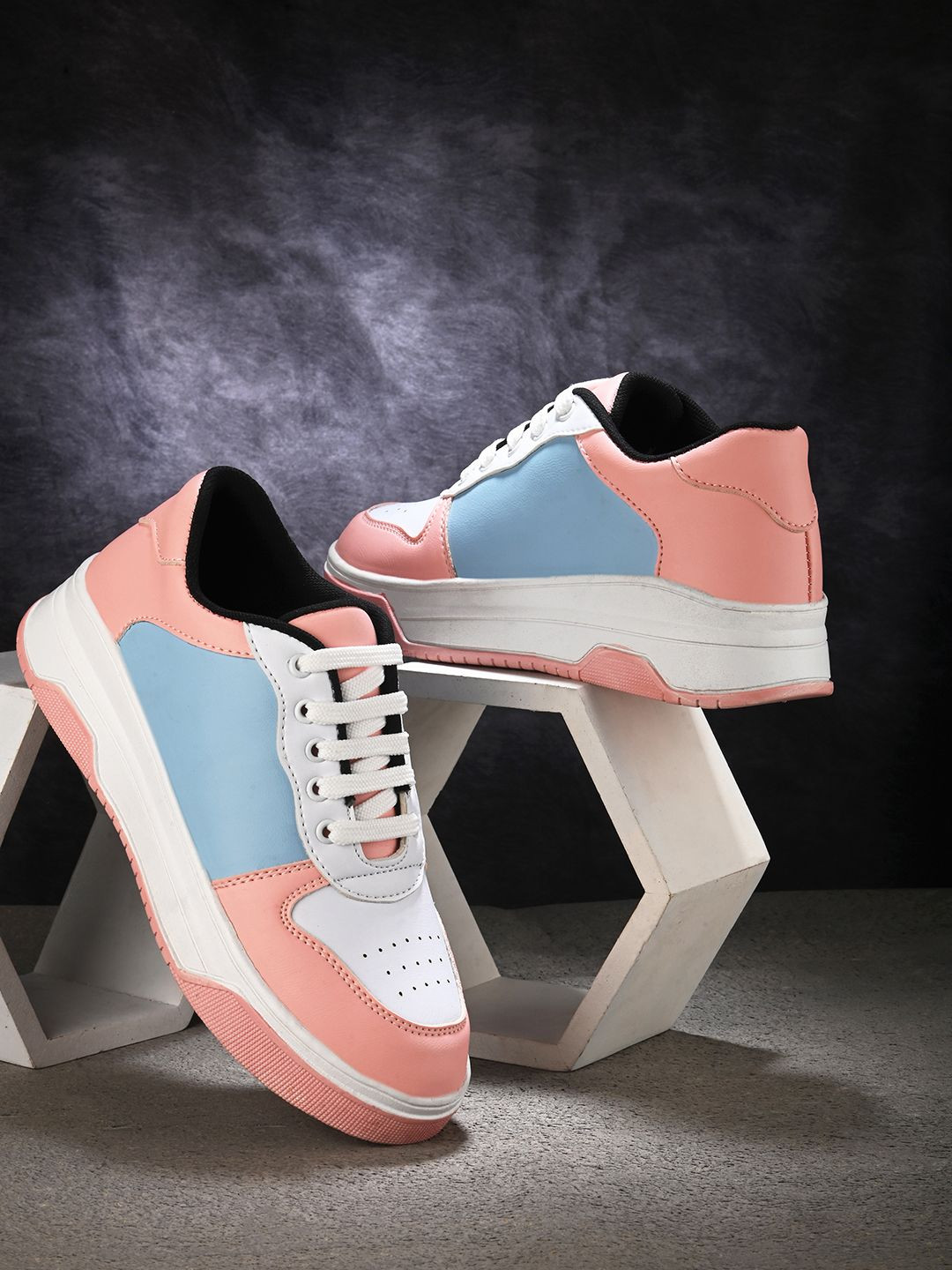 Buy The Roadster Lifestyle Co. Women Round Toe Lightweight Sneakers ...