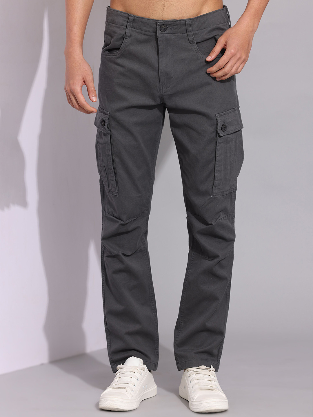 Buy RIGS AND RAGS Men Relaxed Loose Fit Cargos - Trousers for Men ...