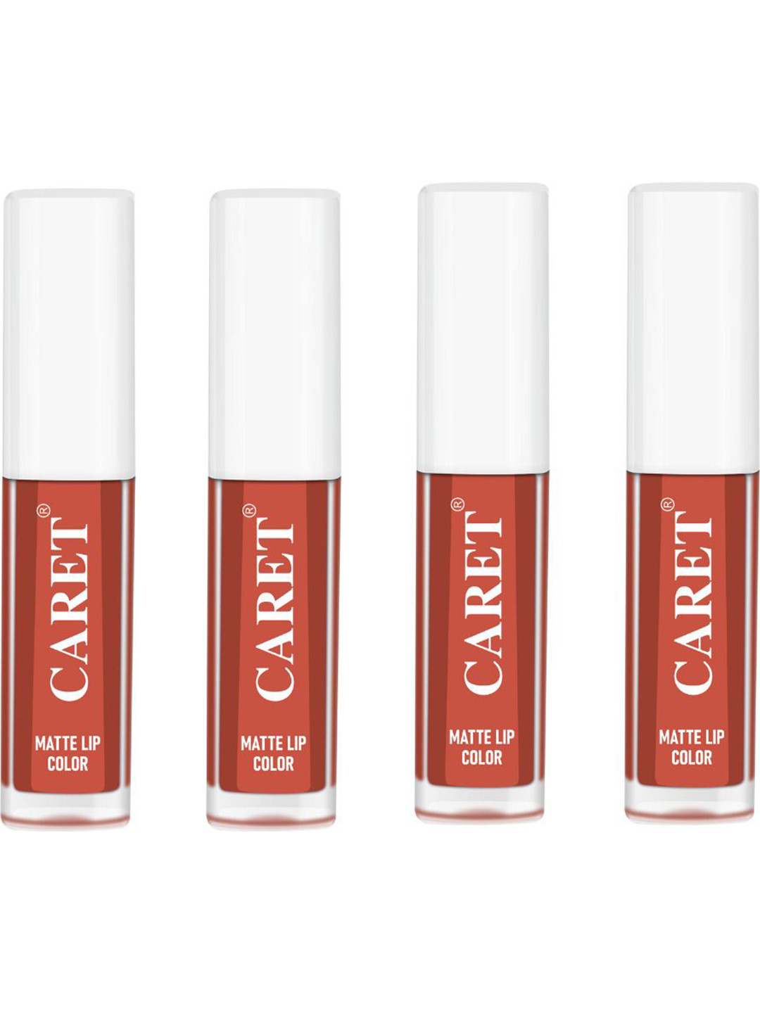 Buy CARET ORGANIC Set Of 4 Super Pigmented Matte Lipsticks 2 Ml Each ...