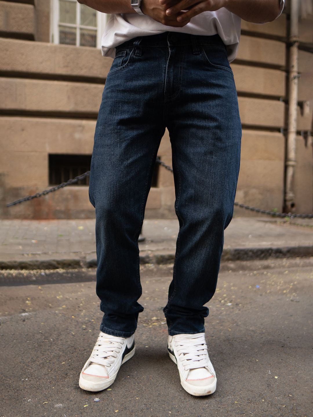 Buy Powerlook Men Indigo Pure Cotton Regular Fit Denim Jeans - Jeans ...