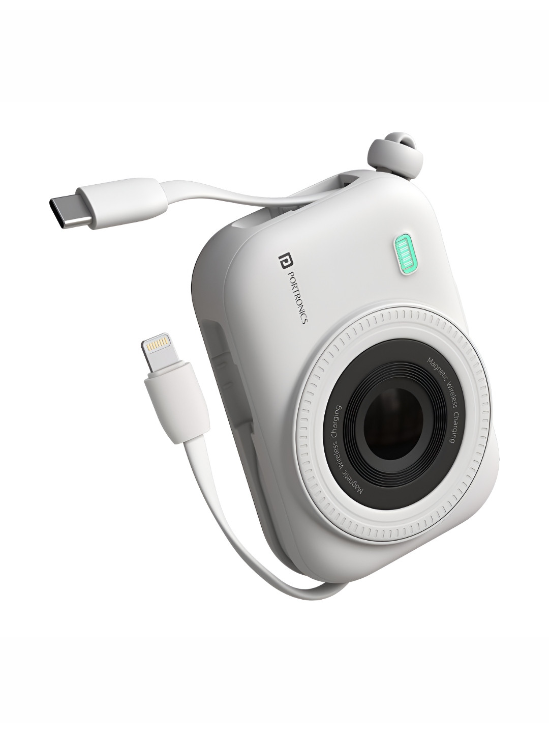 Buy Portronics Power Shutter 10000mAh 15W Magnetic Wireless Powerbank ...