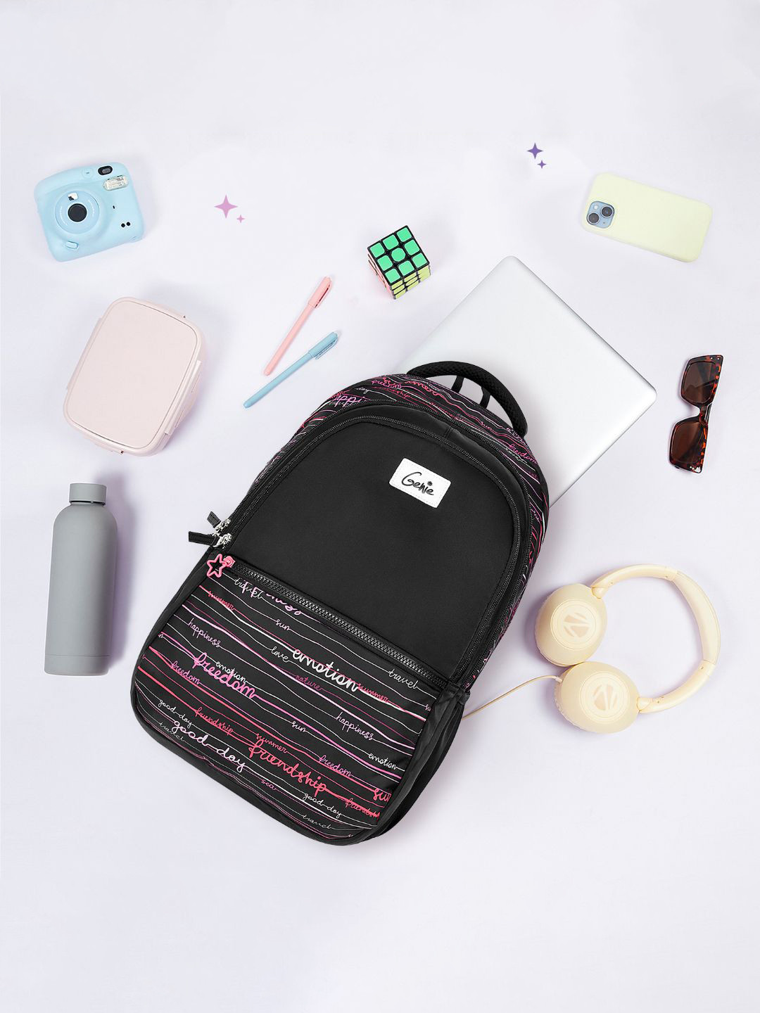 Buy Genie Women Graphic Backpack - Backpacks for Women 32477947 | Myntra