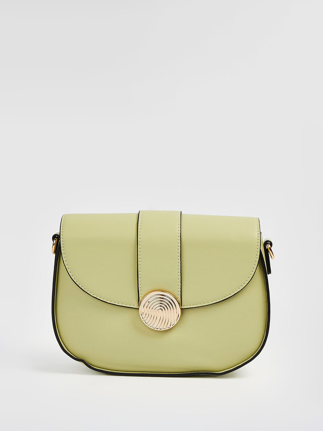 Buy Ginger By Lifestyle Women Solid Structured Sling Bag - Handbags for ...