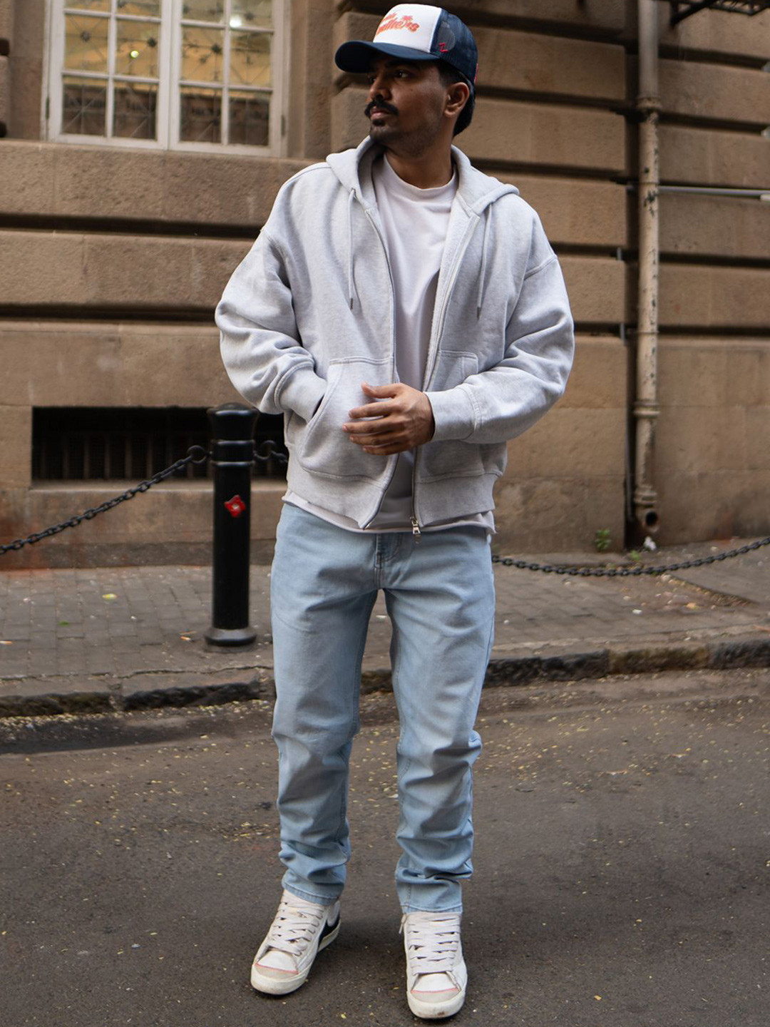 Buy Powerlook Men Ice Blue Regular Fit Denim Jeans - Jeans for Men ...