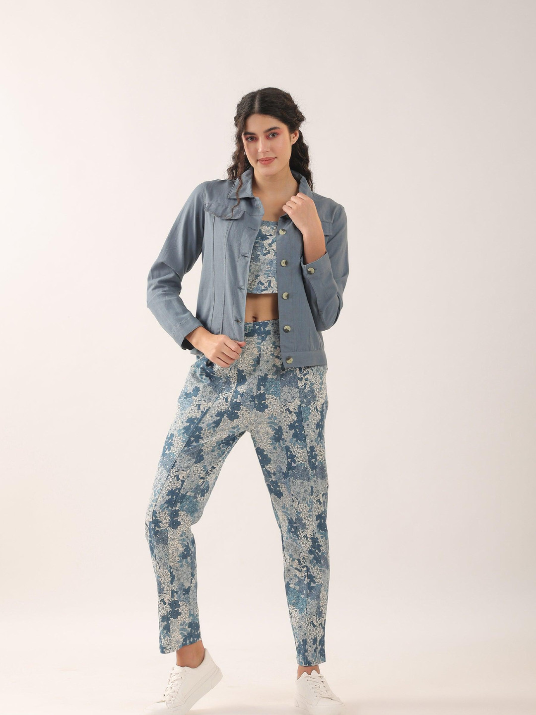 Buy JISORA Printed Pure Cotton Co Ord Set - Co Ords for Women 32514339 ...