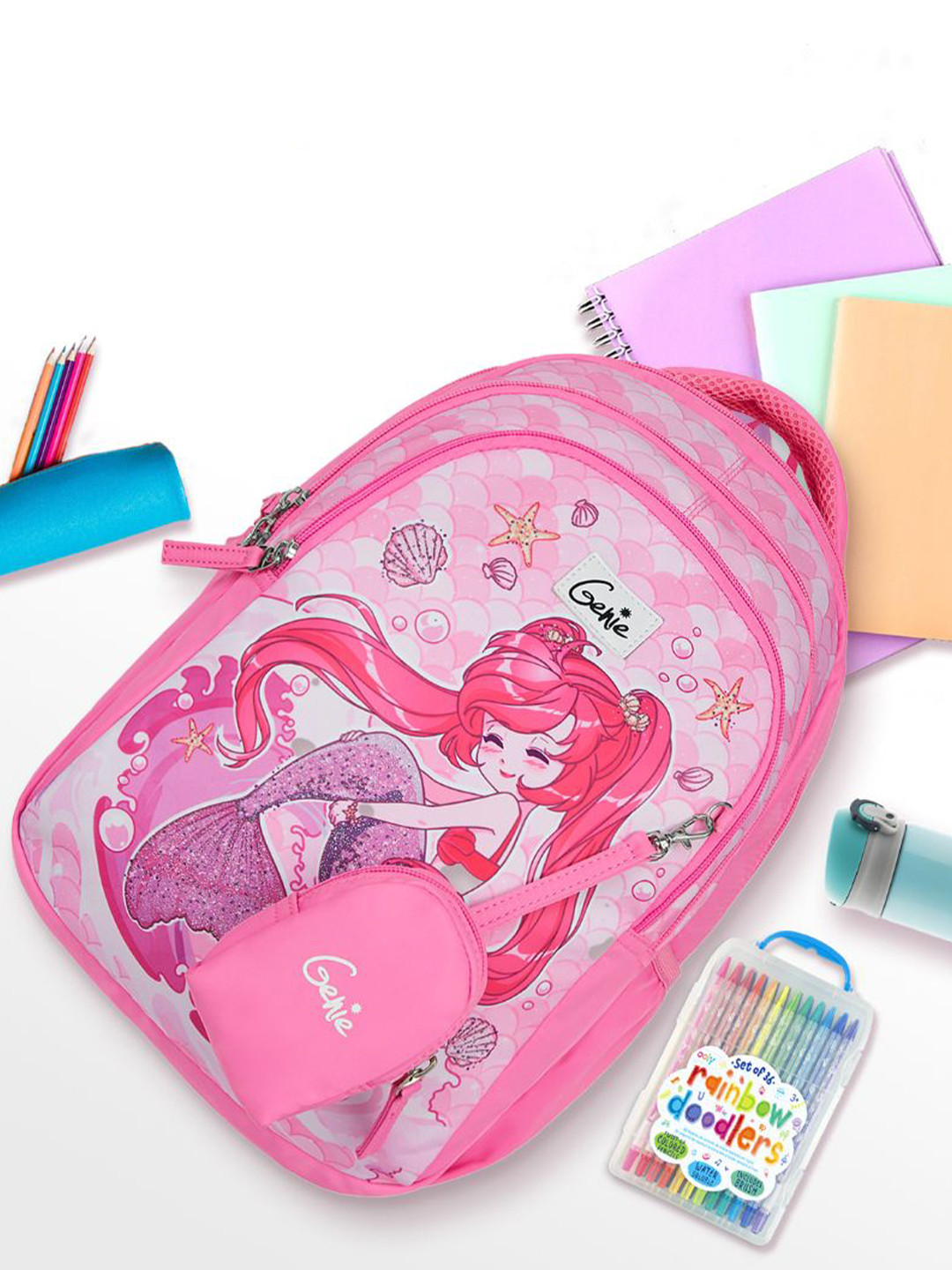 Buy Genie Girls Graphic Backpack - Backpacks for Girls 32478062 | Myntra
