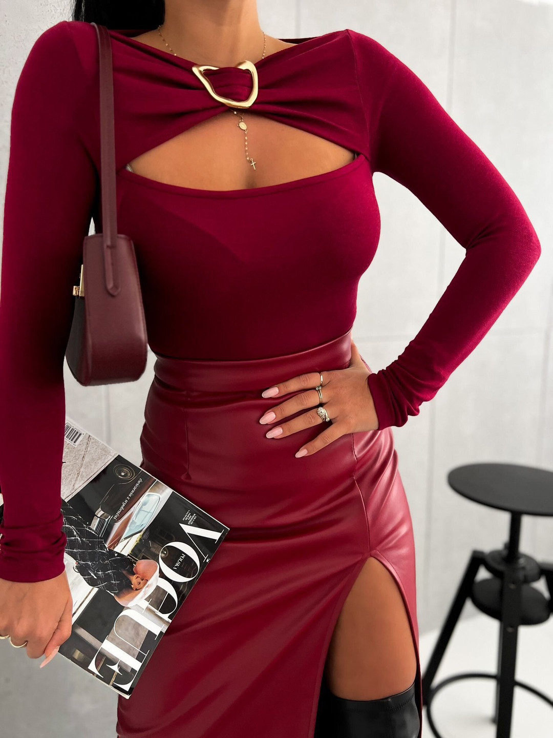 Buy StyleCast X Revolte Women Cut Out Fitted Top - Tops for Women ...