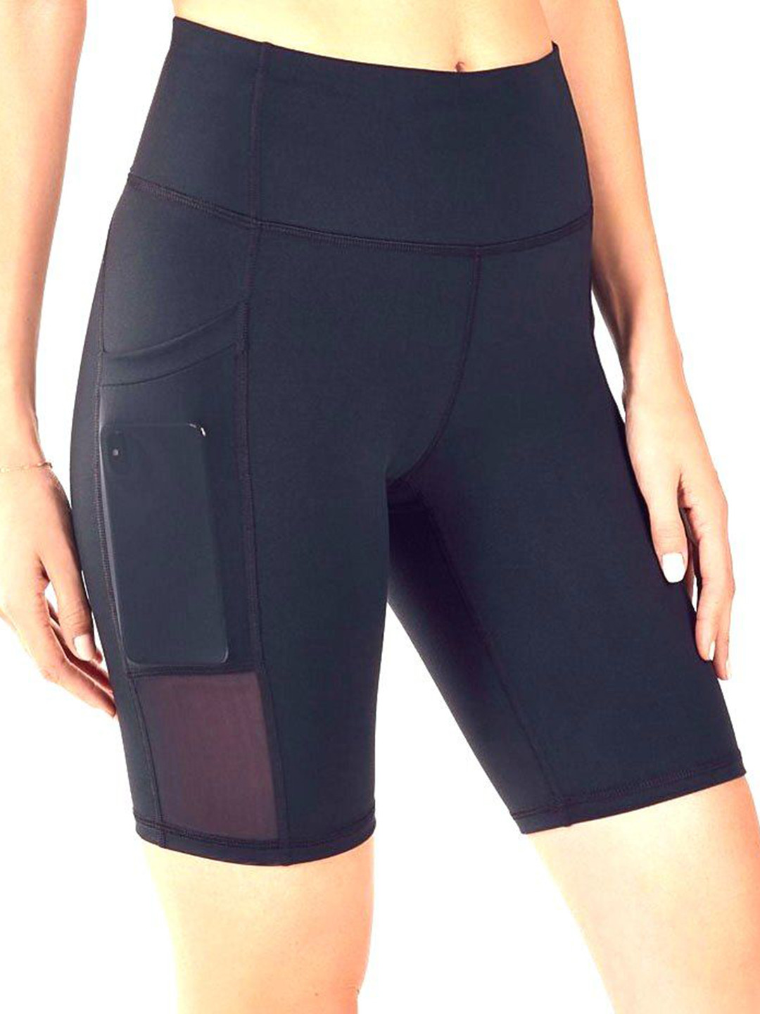 Buy Flingr Women Skinny Fit High Rise Sports Shorts - Shorts for Women ...