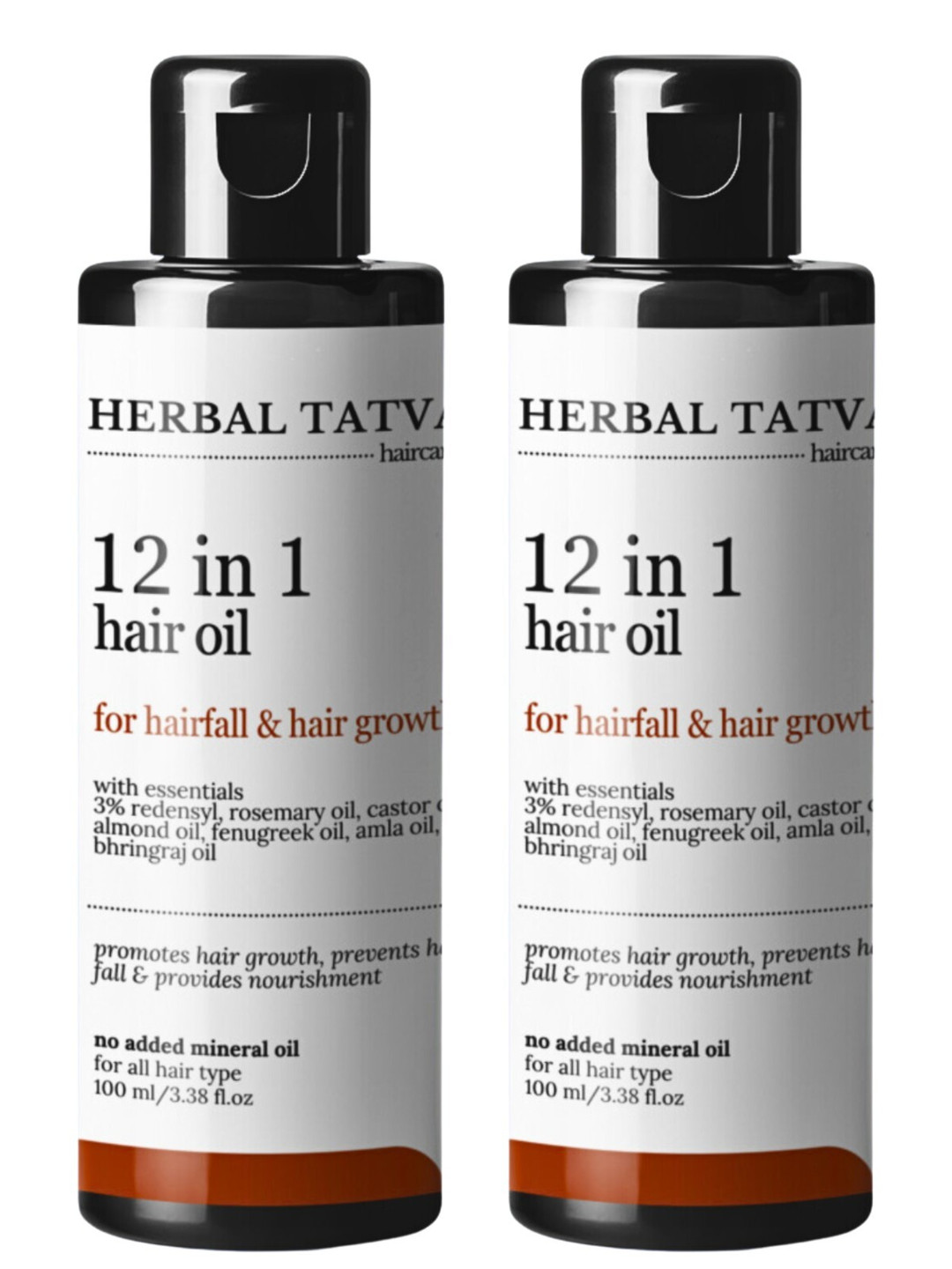 Buy HERBAL TATVA Set Of 2 12 In 1 Hair Oil For Hair Growth & Hairfall ...