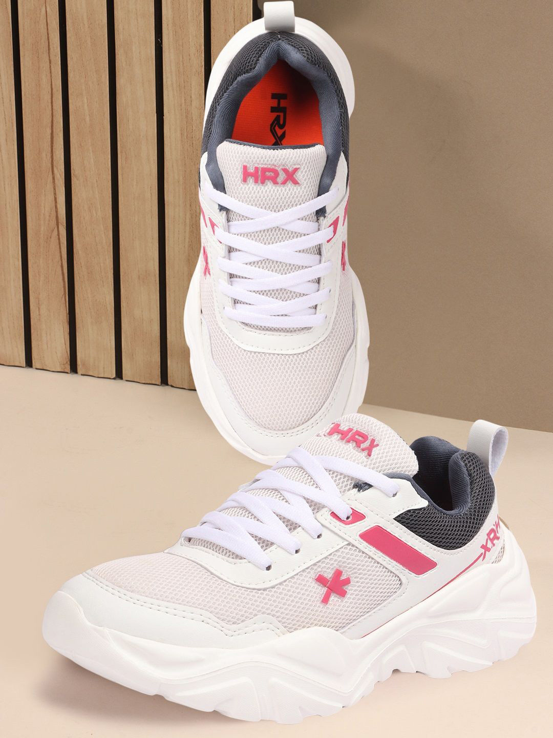 Buy HRX By Hrithik Roshan Women Textured Lightweight Sneakers - Casual ...