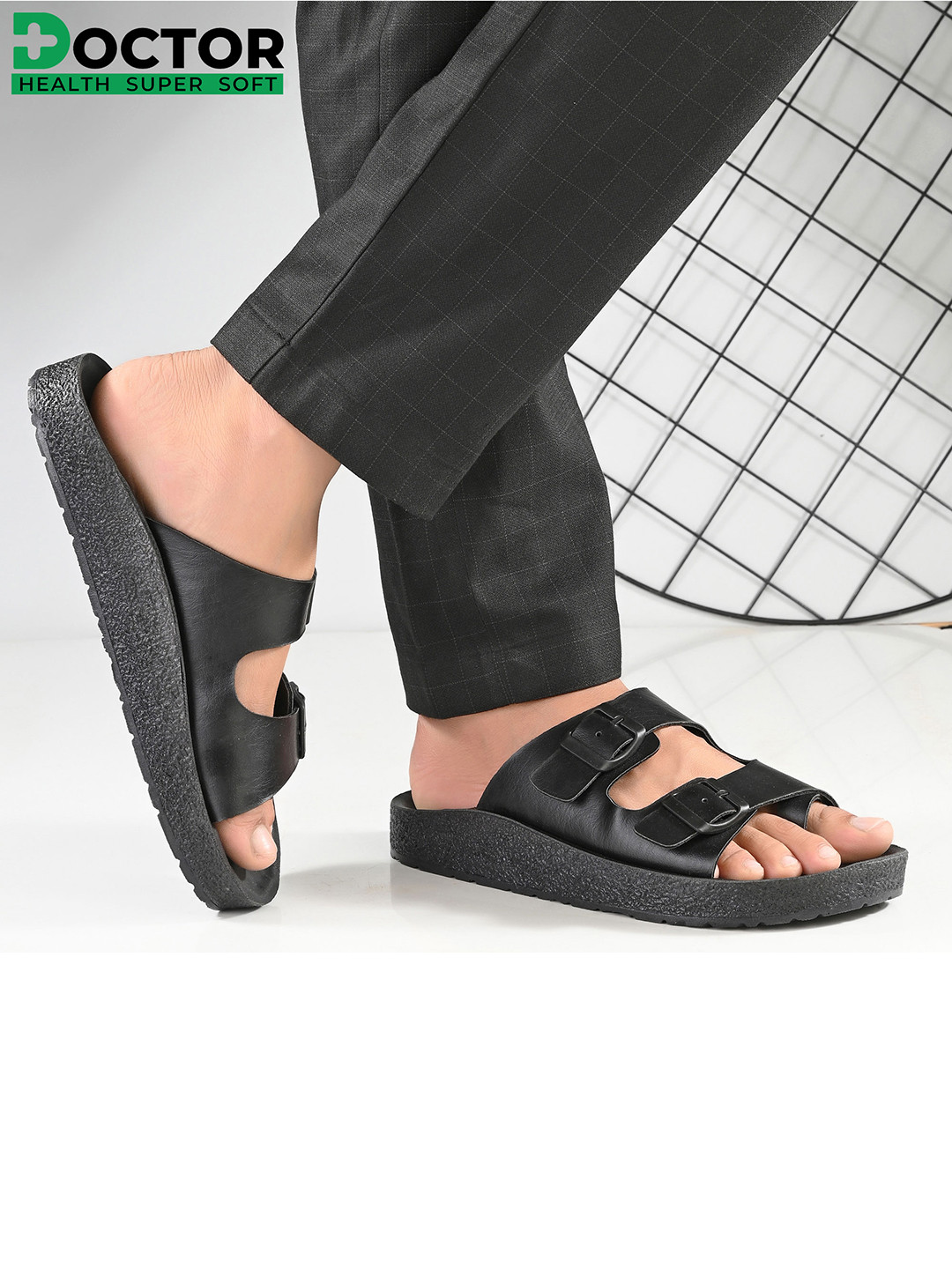 Buy DOCTOR HEALTH SUPER SOFT Men Comfort Sandals - Sandals for Men ...