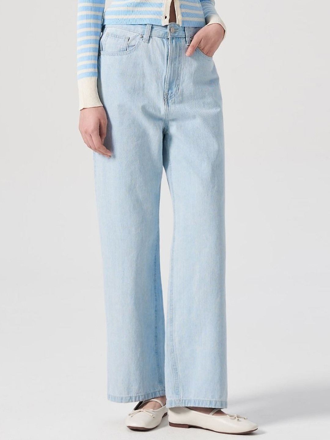 Buy KASHIAN Women Jean Boyfriend Fit High Rise Stretchable Jeans ...