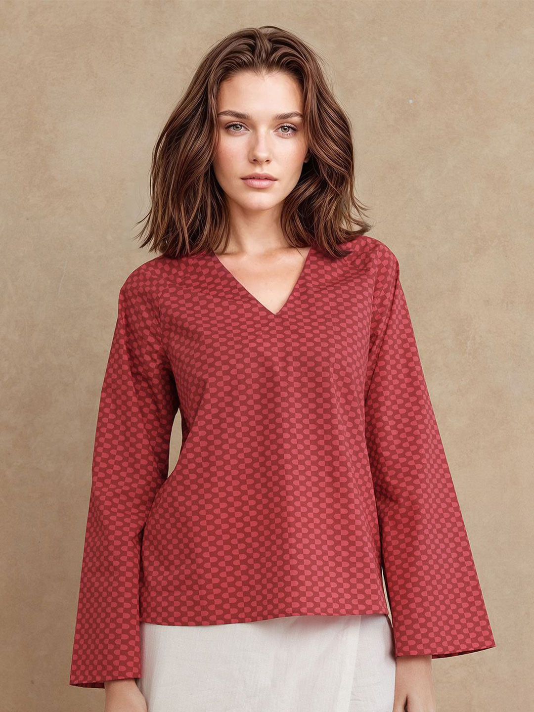 Buy RAREISM Geometric Print Cotton Top - Tops for Women 32556504 | Myntra