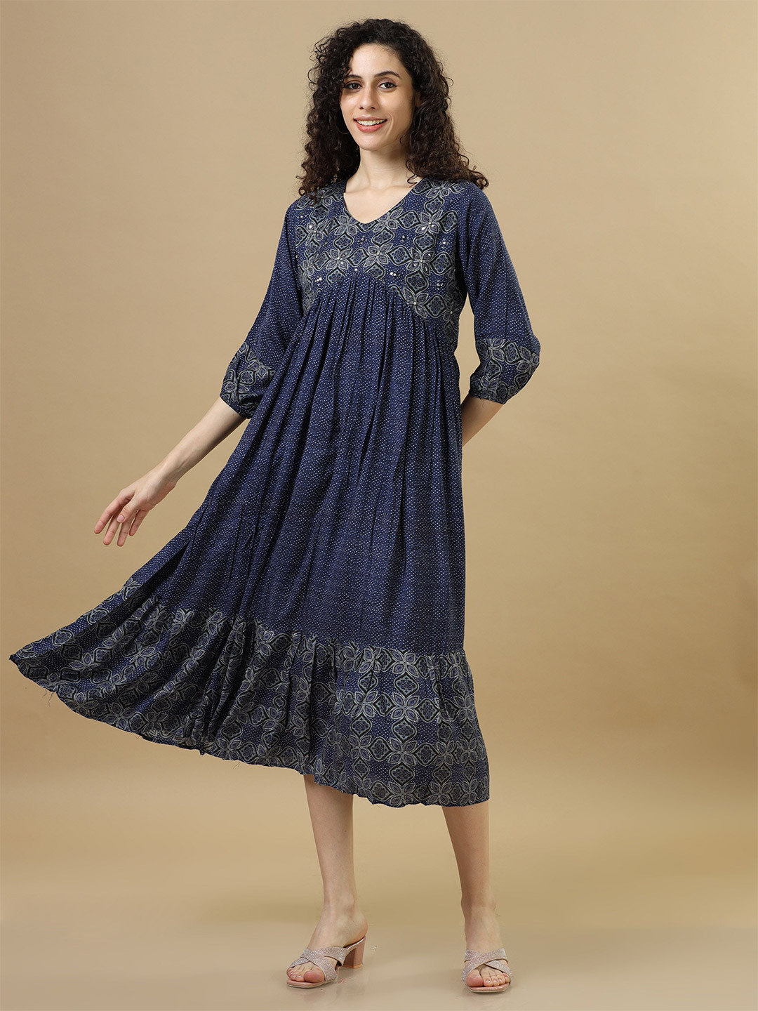 Buy Hassu's Three Quarter Dress - Dresses for Women 32196562 | Myntra