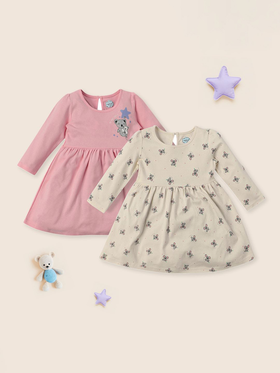 Buy Nauti Nati Print Fit & Flare Dress - Dresses for Girls 32193178 ...