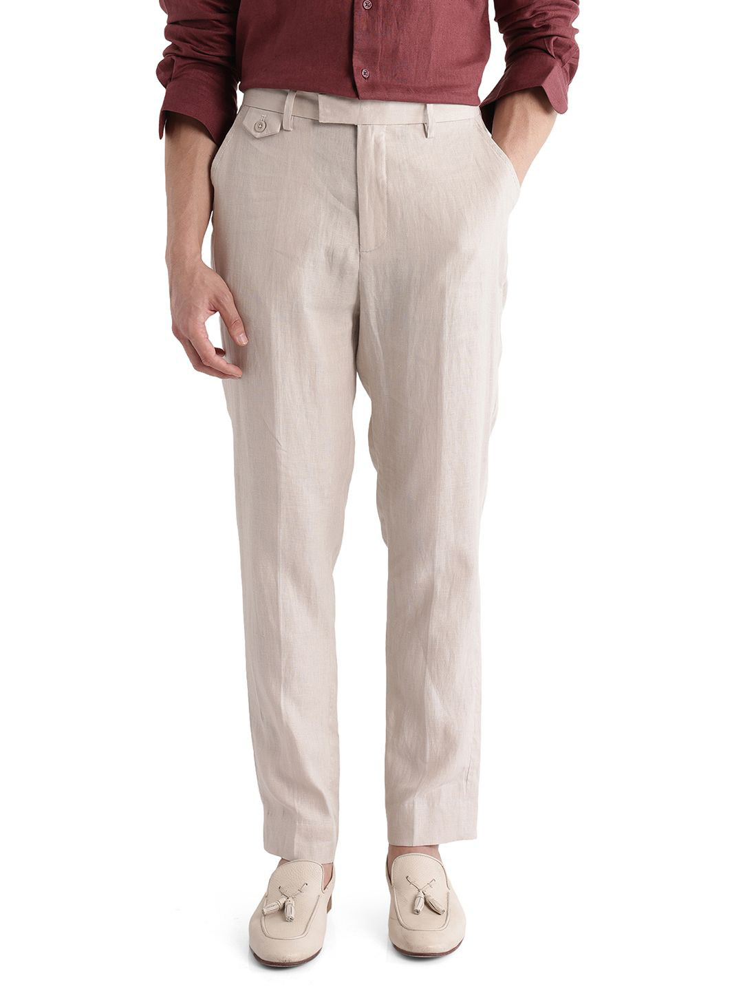 Buy RARE RABBIT Men Tailored Trousers - Trousers for Men 32193252 | Myntra
