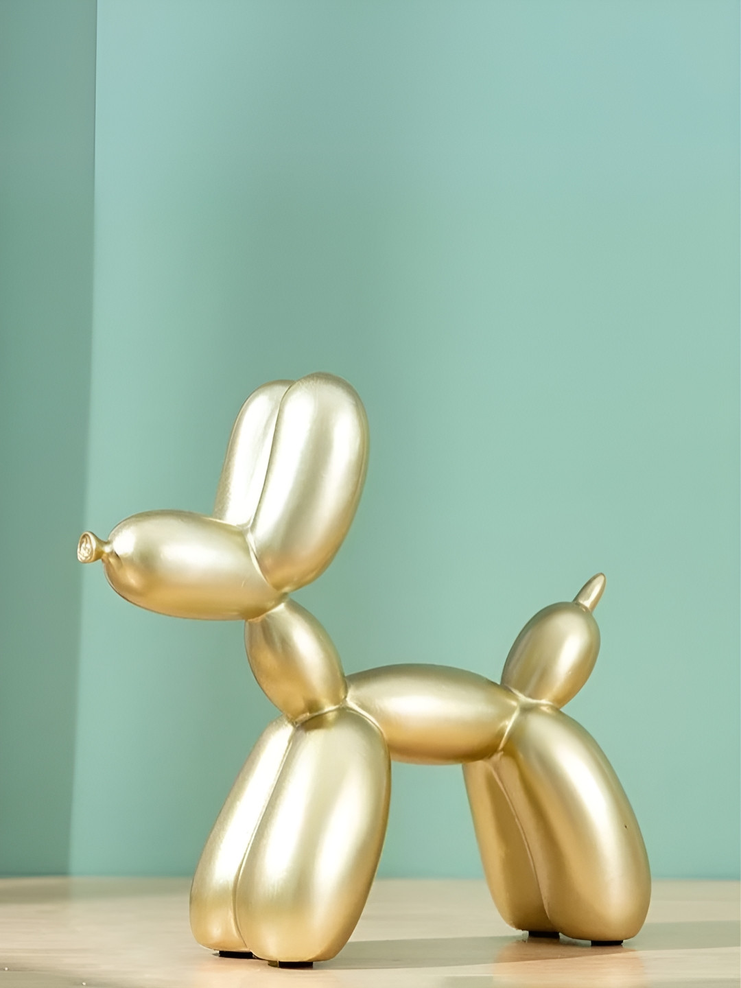 Buy SMOKEY COCKTAIL Gold Toned Vibrant Balloon Dog Curio Showpiece ...