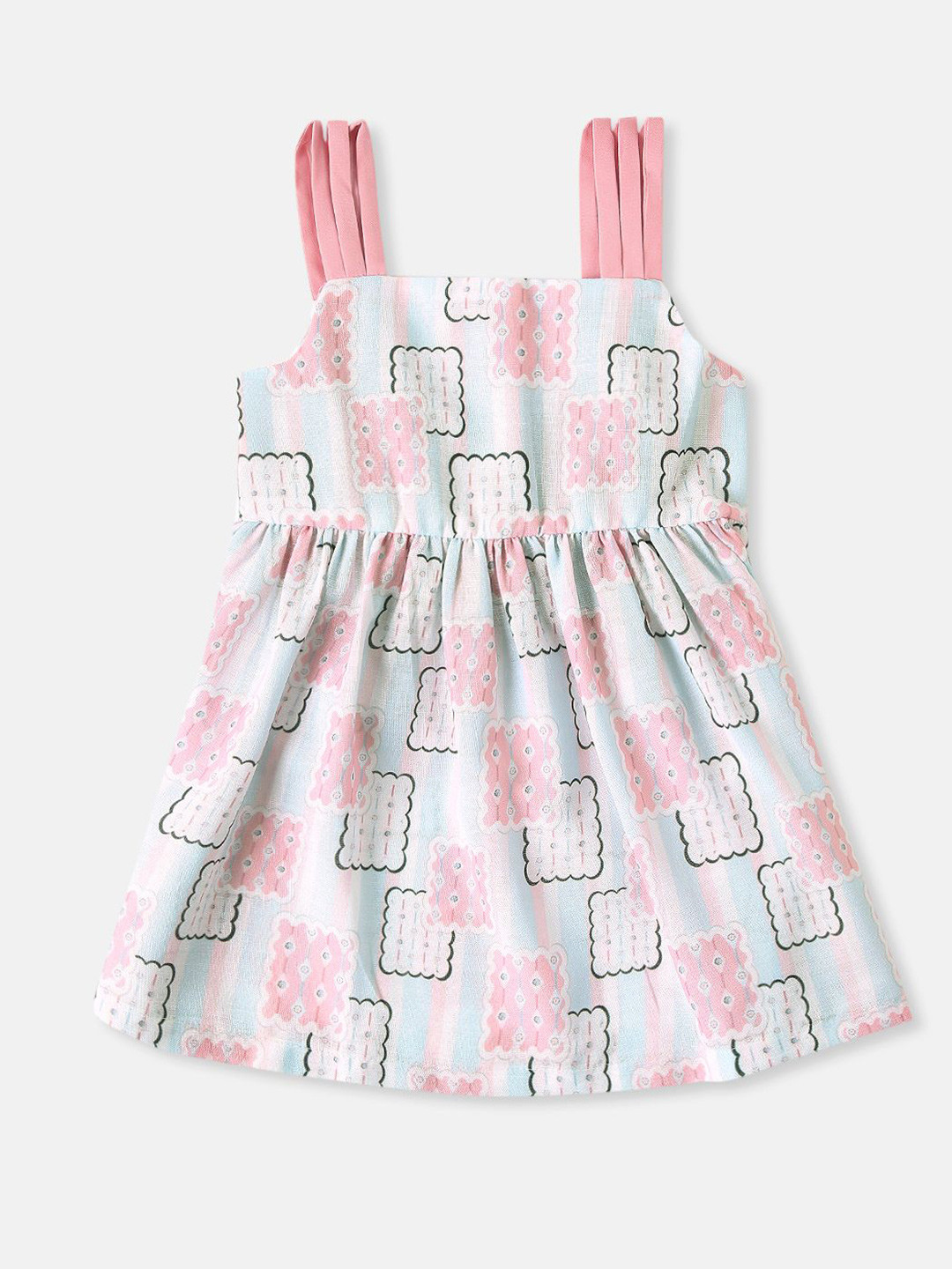 Buy Nauti Nati Print Fit & Flare Dress - Dresses for Girls 32209317 ...