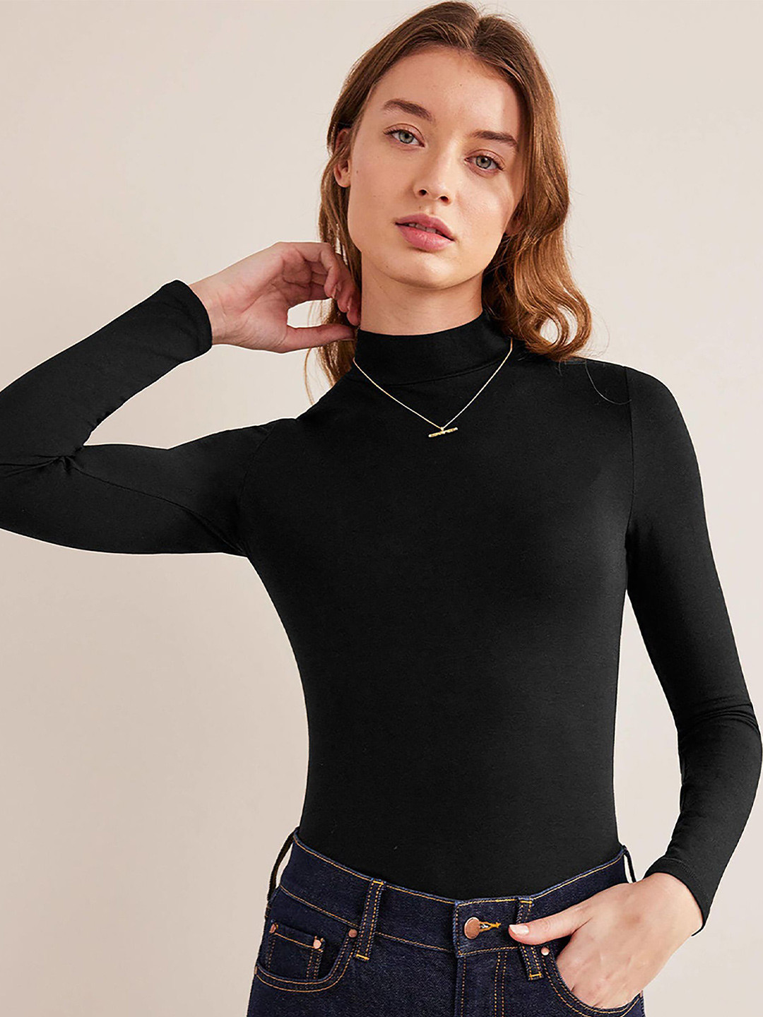 Buy BAESD Women High Neck Pullover Sweater - Sweaters for Women ...