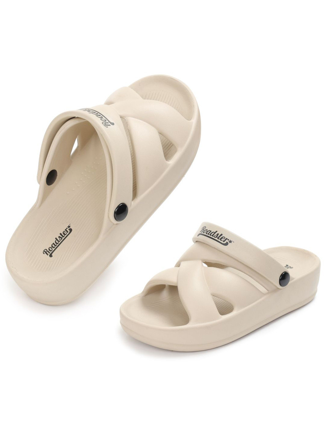 Buy The Roadster Lifestyle Co Women Casual Slider - Flip Flops for ...