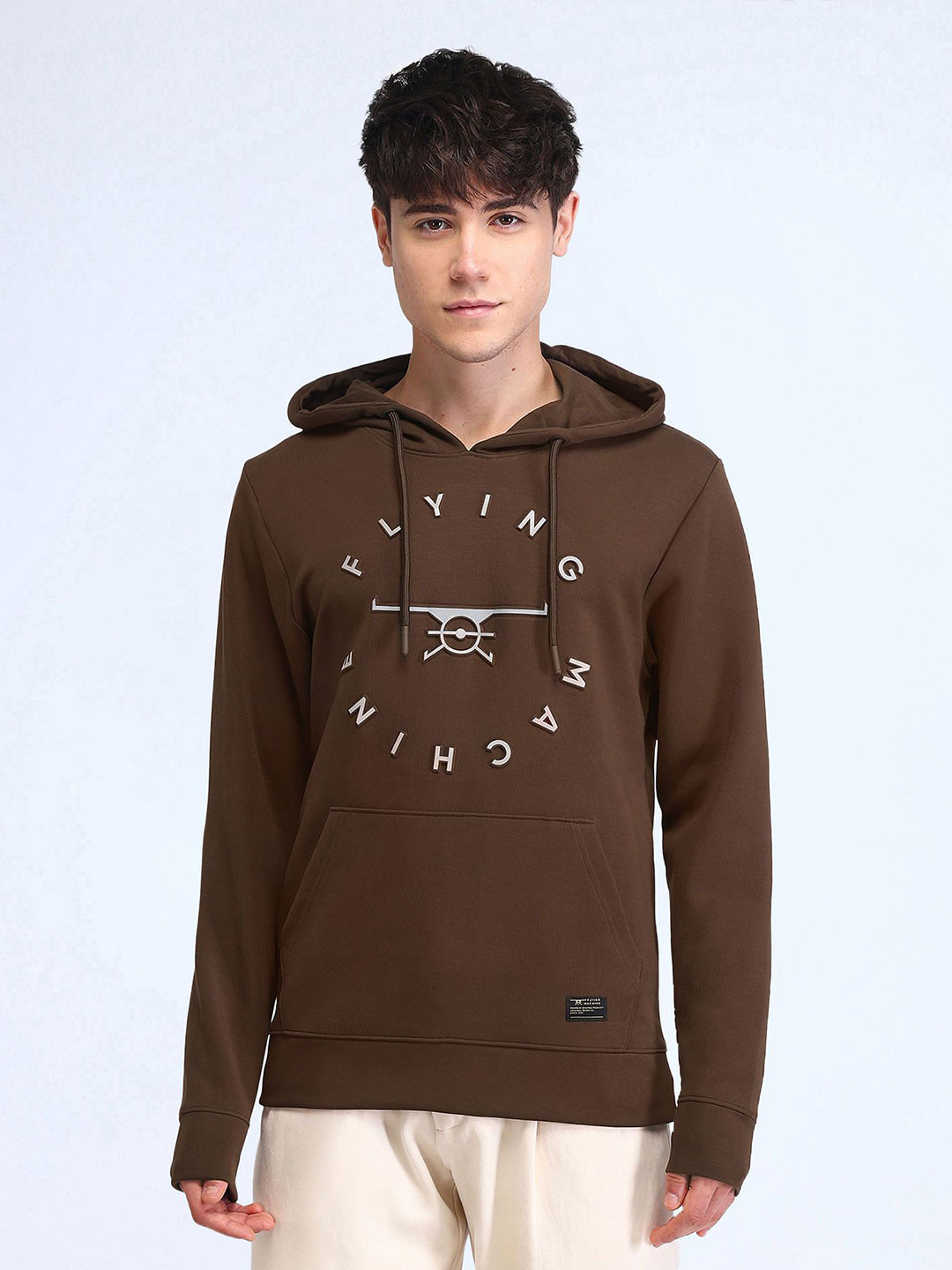 Buy Flying Machine Men Cotton Hooded Sweatshirt - Sweatshirts for Men ...
