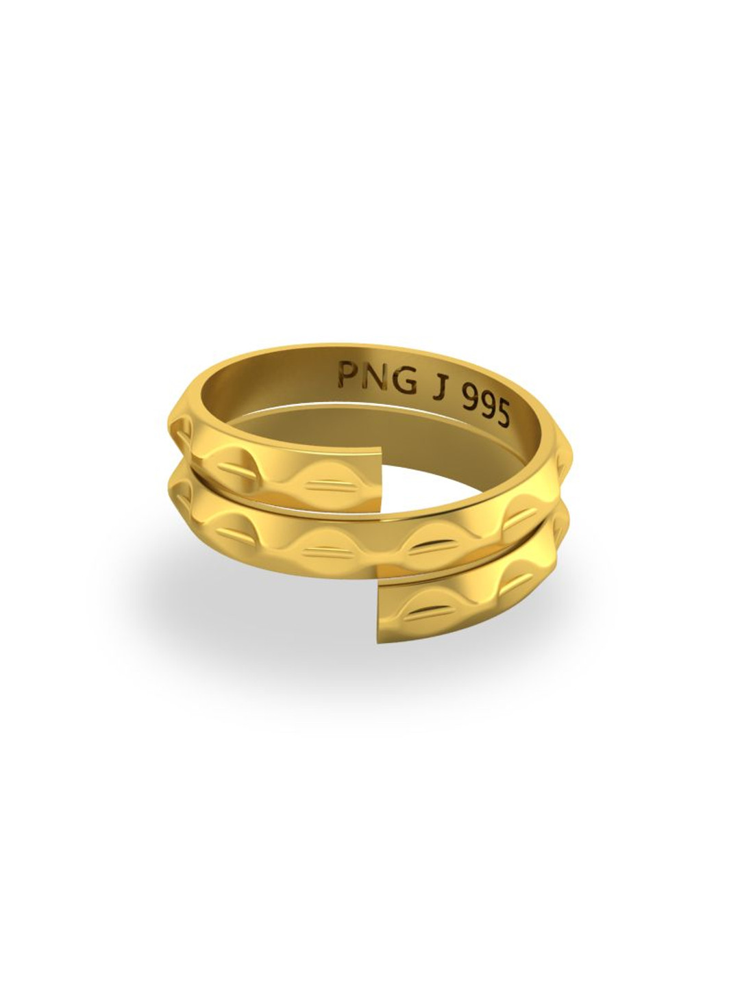 Buy P N GADGIL JEWELLERS 24KT (995) Vedhani Gold Ring 2 Gram - Ring ...