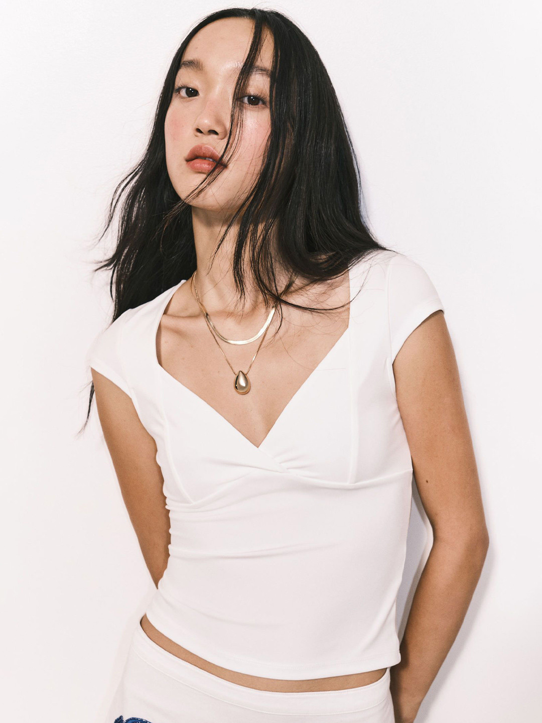 Buy H&M Cap Sleeved Top - Tops for Women 35497784 | Myntra