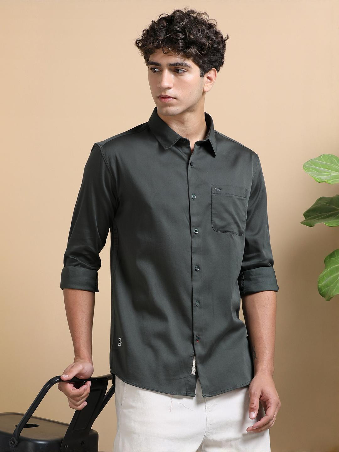 Buy RIGS AND RAGS Men Smart Semiformal Shirt - Shirts for Men 35677106 ...