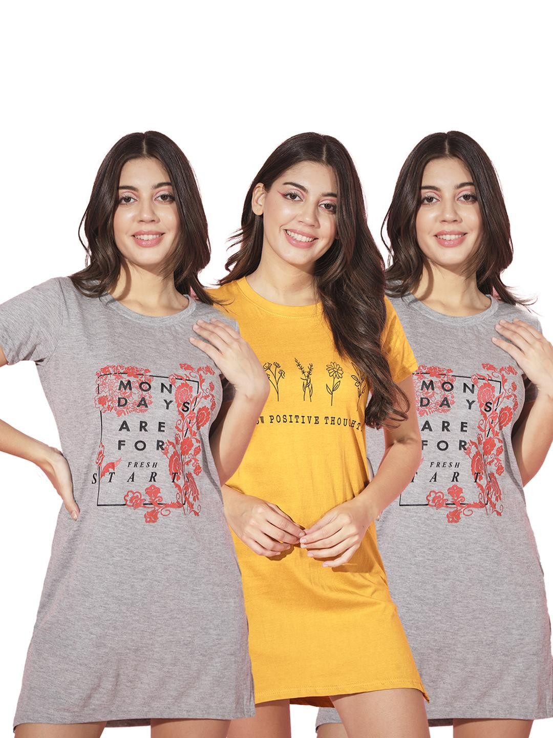 Buy TRENDY WORLD Women Cotton Tshirts - Tshirts for Women 35837290 | Myntra