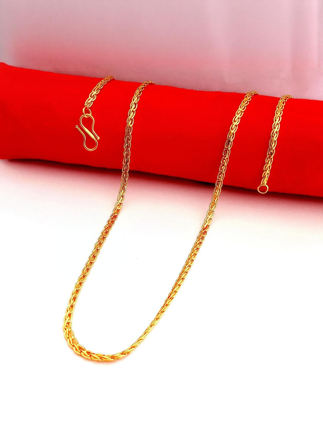 Buy Nawab Collection Men Brass Gold Plated Chain - Necklace And Chains ...